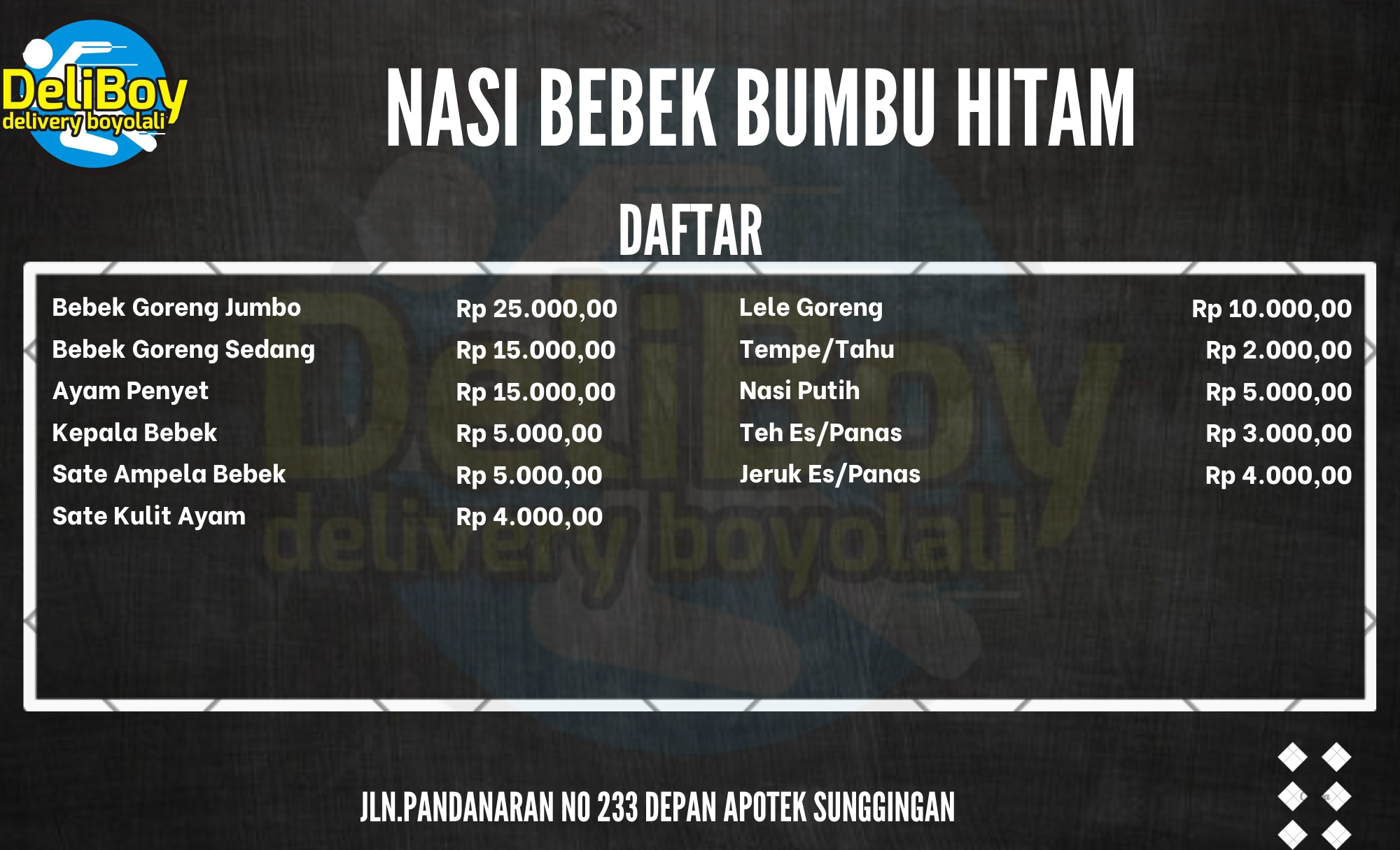 nasi bebek bumbu hitam suramadu – deliboy.id